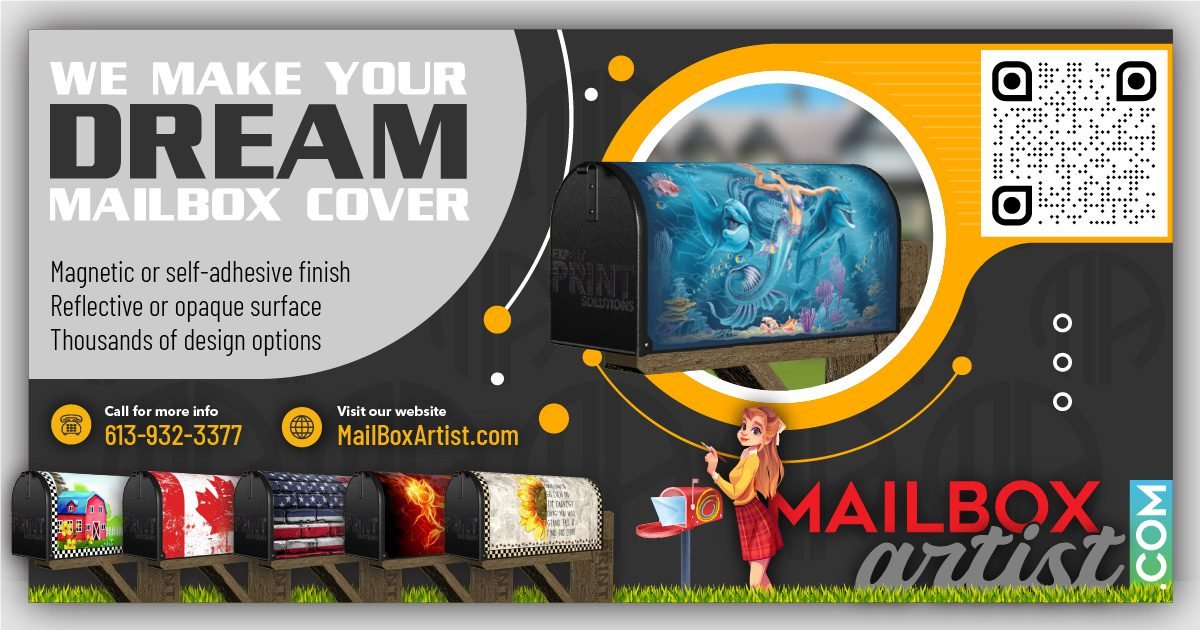 Beautiful Magnetic & Self-Adhesive Mailbox Covers: Introducing Mailbox ...