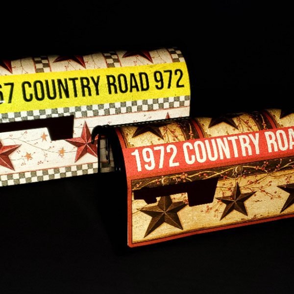 Personalized Magnetic Mailbox Covers - Custom Adhesive Wraps