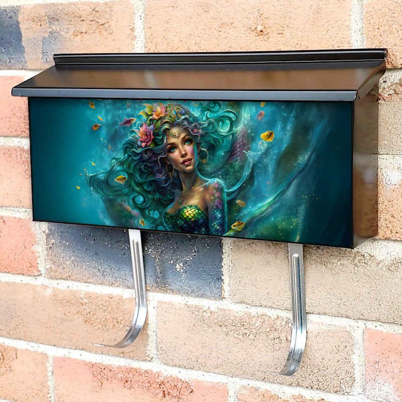 Pretty Little Mermaid Townhouse Mailbox Cover • Mailbox Artist Canada